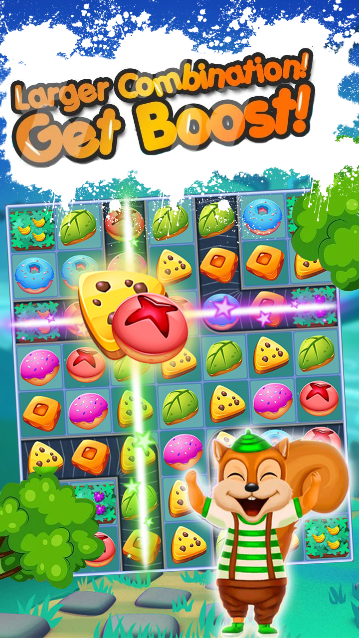 Sweet Cookie - Puzzle Game Free Match 3 Games for Android/iOS
