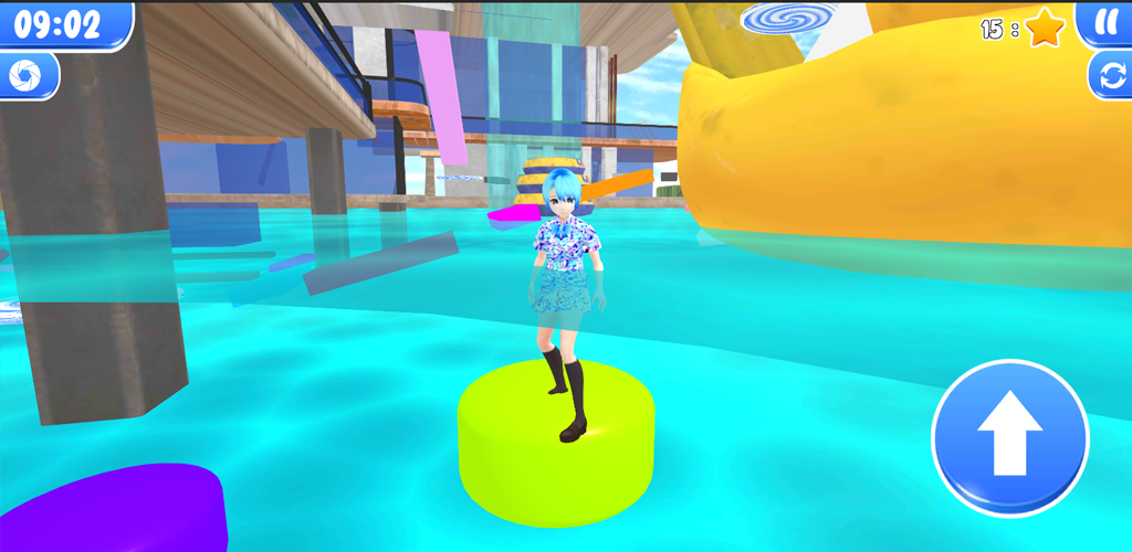 Swimming Pool Anime Parkour android iOS apk download for free-TapTap