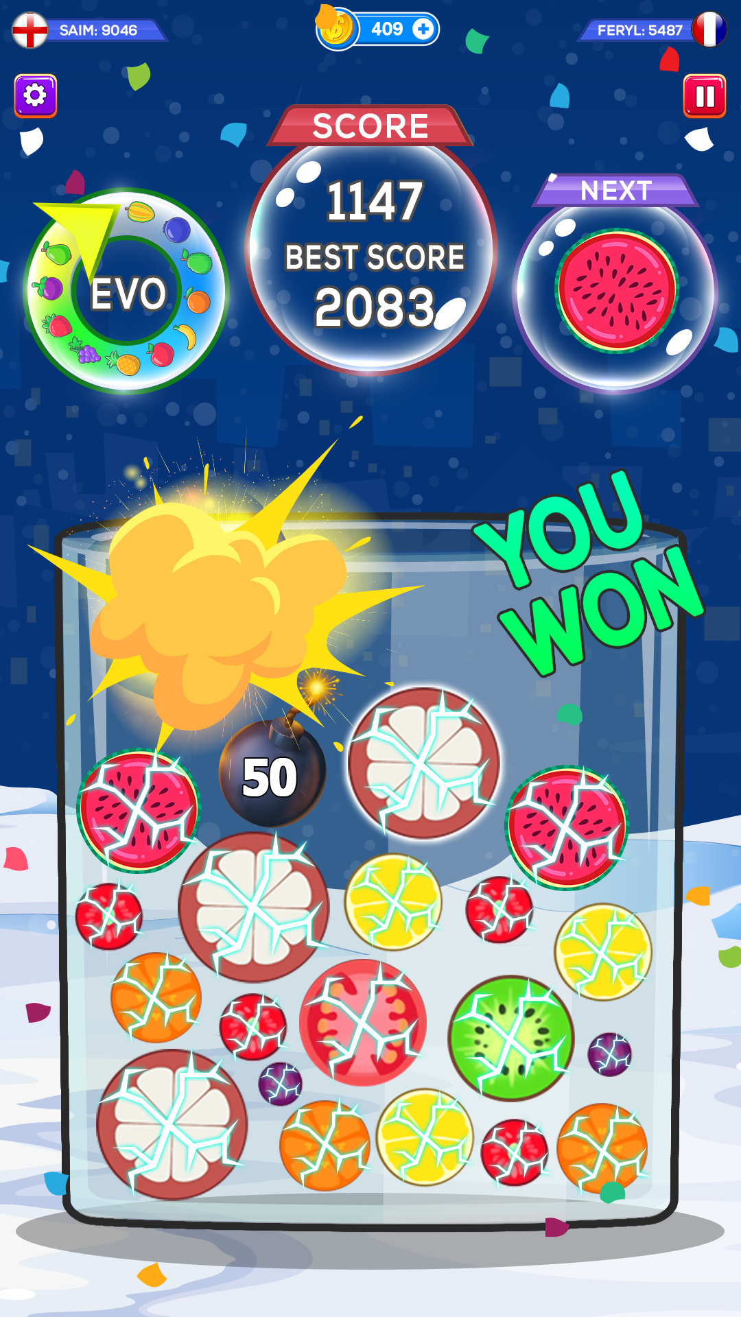 Merge Fruit Games android iOS-TapTap