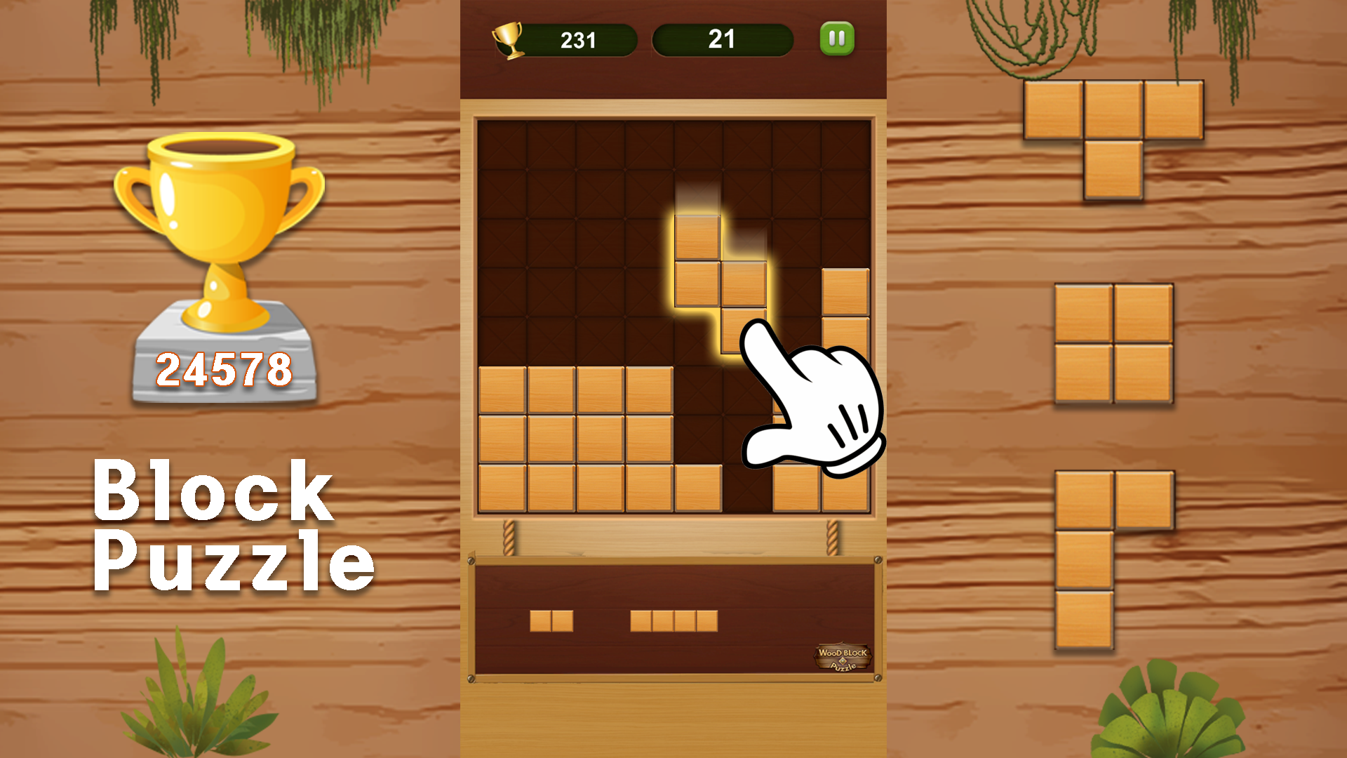 Block Puzzle 2020 - Wood Style 1.4 for Android/iOS - TapTap