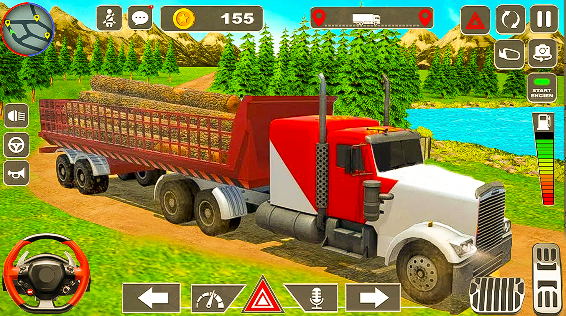 Wood Cargo Truck Driving Games android iOS apk download for free-TapTap
