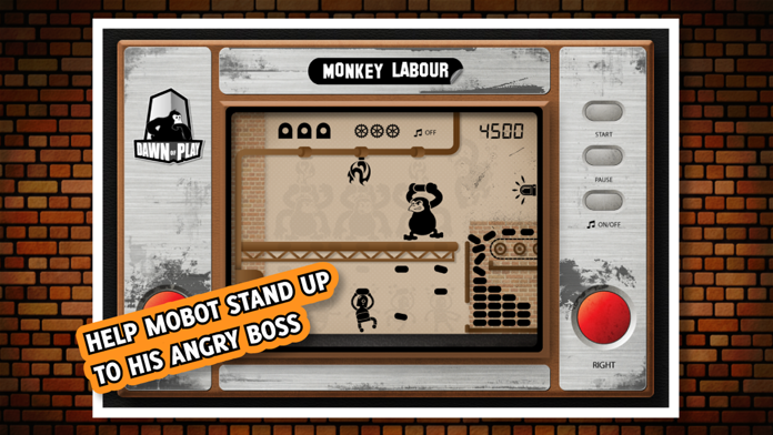 Monkey Labour - 80s handheld LCD retro game for Android/iOS