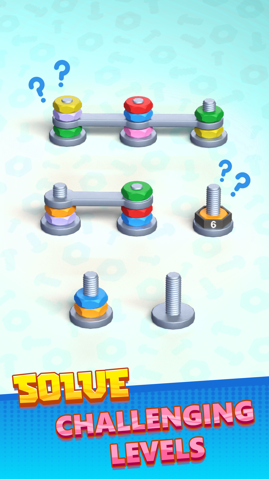 Screw Nuts & Bolts Color Sort android iOS apk download for free-TapTap