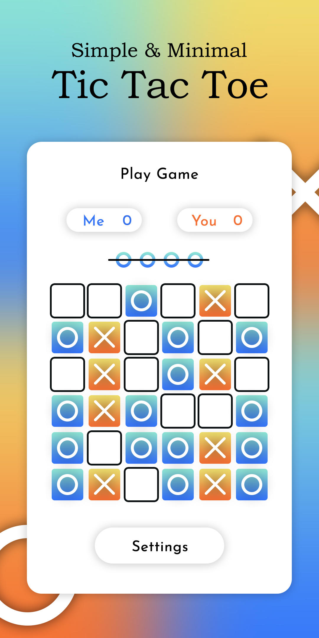 Tic Tac Teo Chellage XO android iOS apk download for free-TapTap