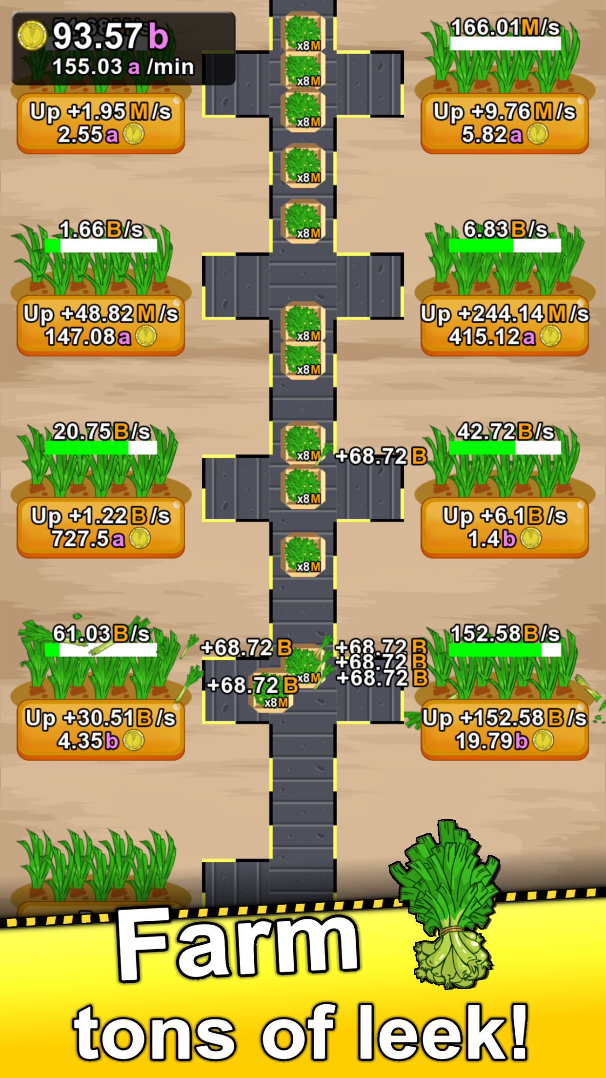 Leek Factory Tycoon: Idle Game for Android/iOS - TapTap
