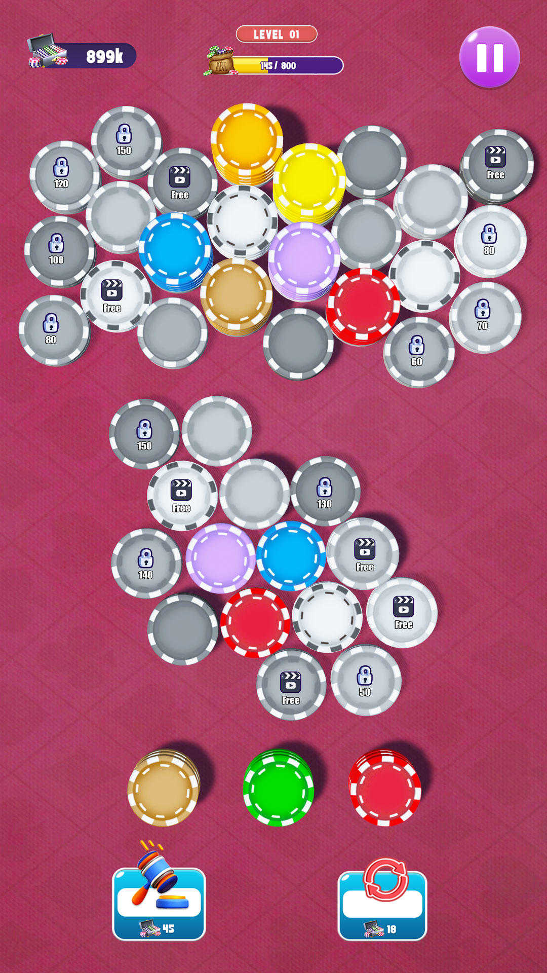 Hexa Chips Puzzle Sorting 3D 최신 버전 Android/iOS용 APK - TapTap