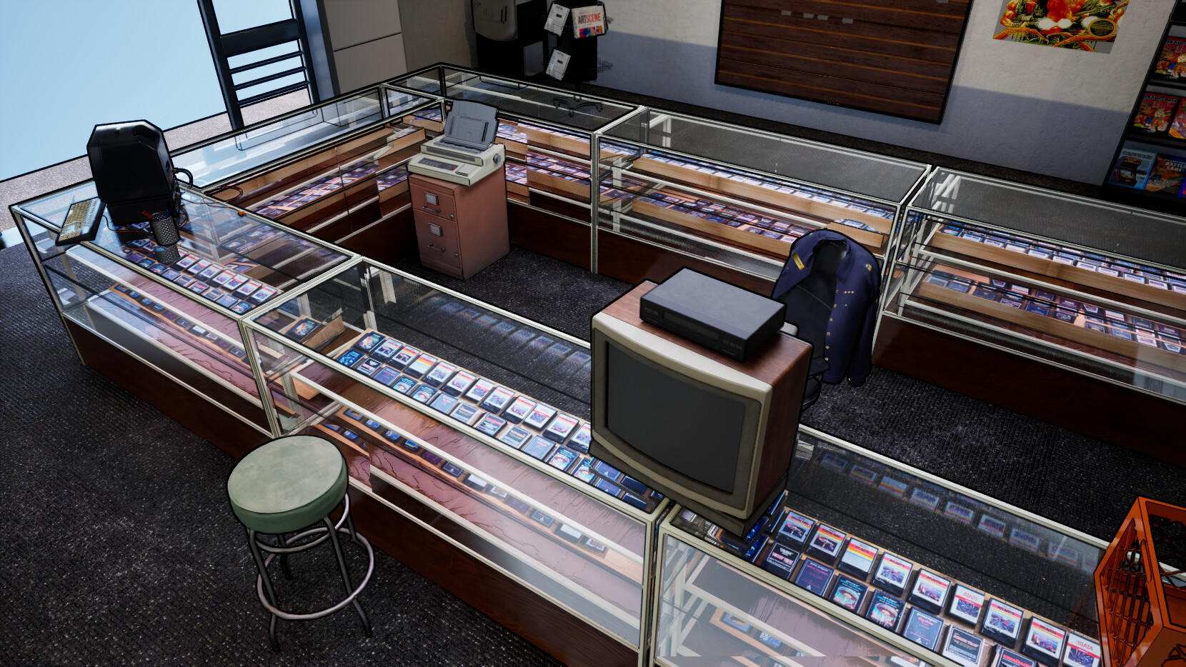 Never Stop Gaming - An EPIC Video Game Store Simulation for Android/iOS