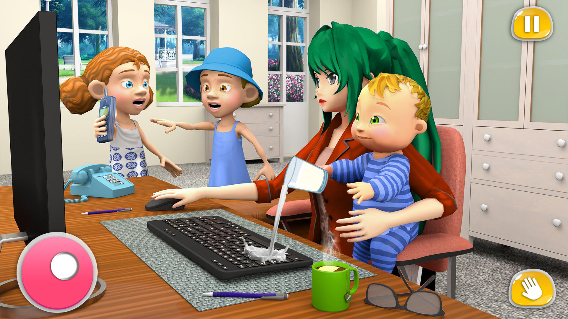 Naughty Twin Baby Mother Games android iOS-TapTap