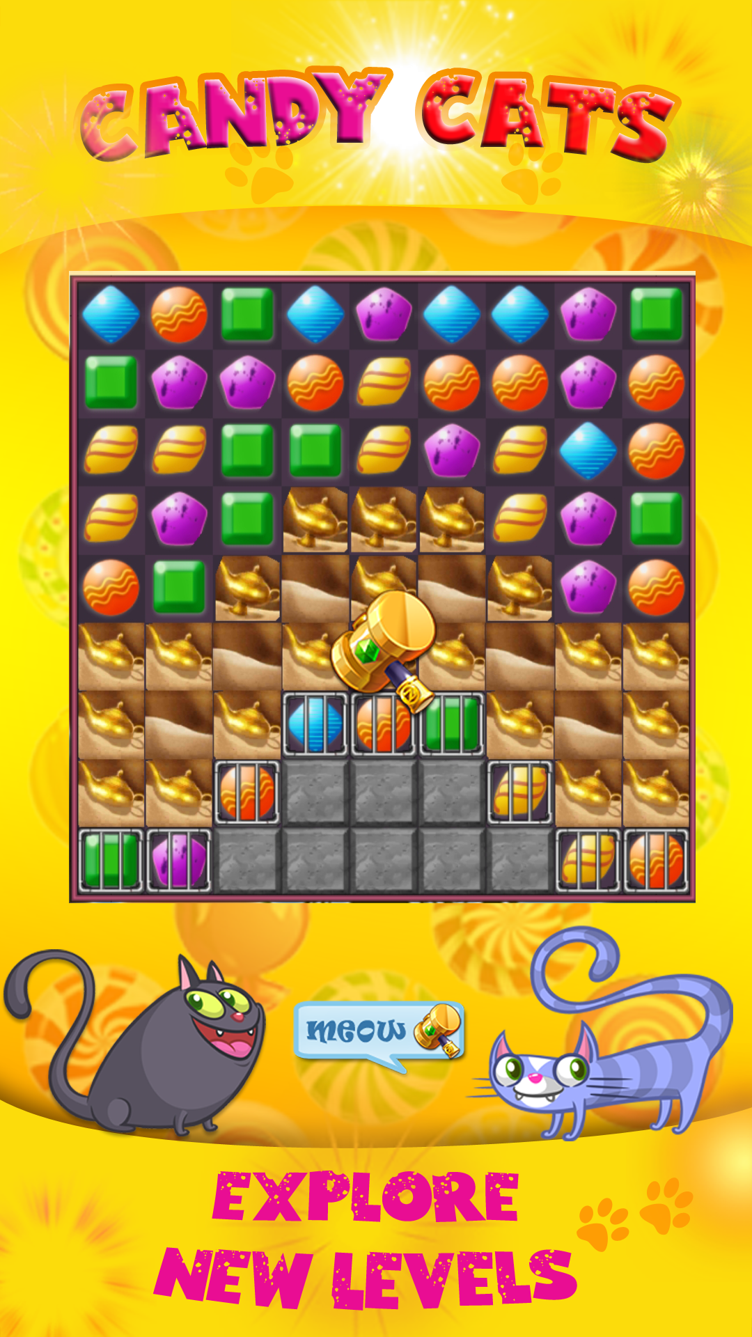 Candy Cats: Match 3 Puzzle android iOS apk download for free-TapTap