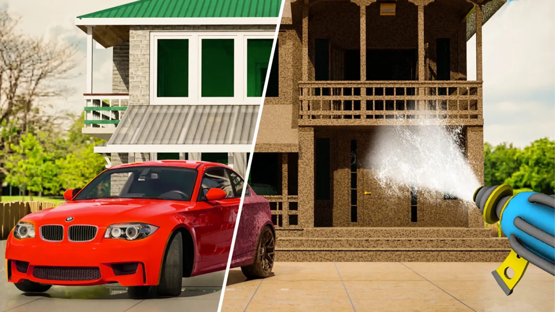 Power wash sim: Car wash Games android iOS-TapTap