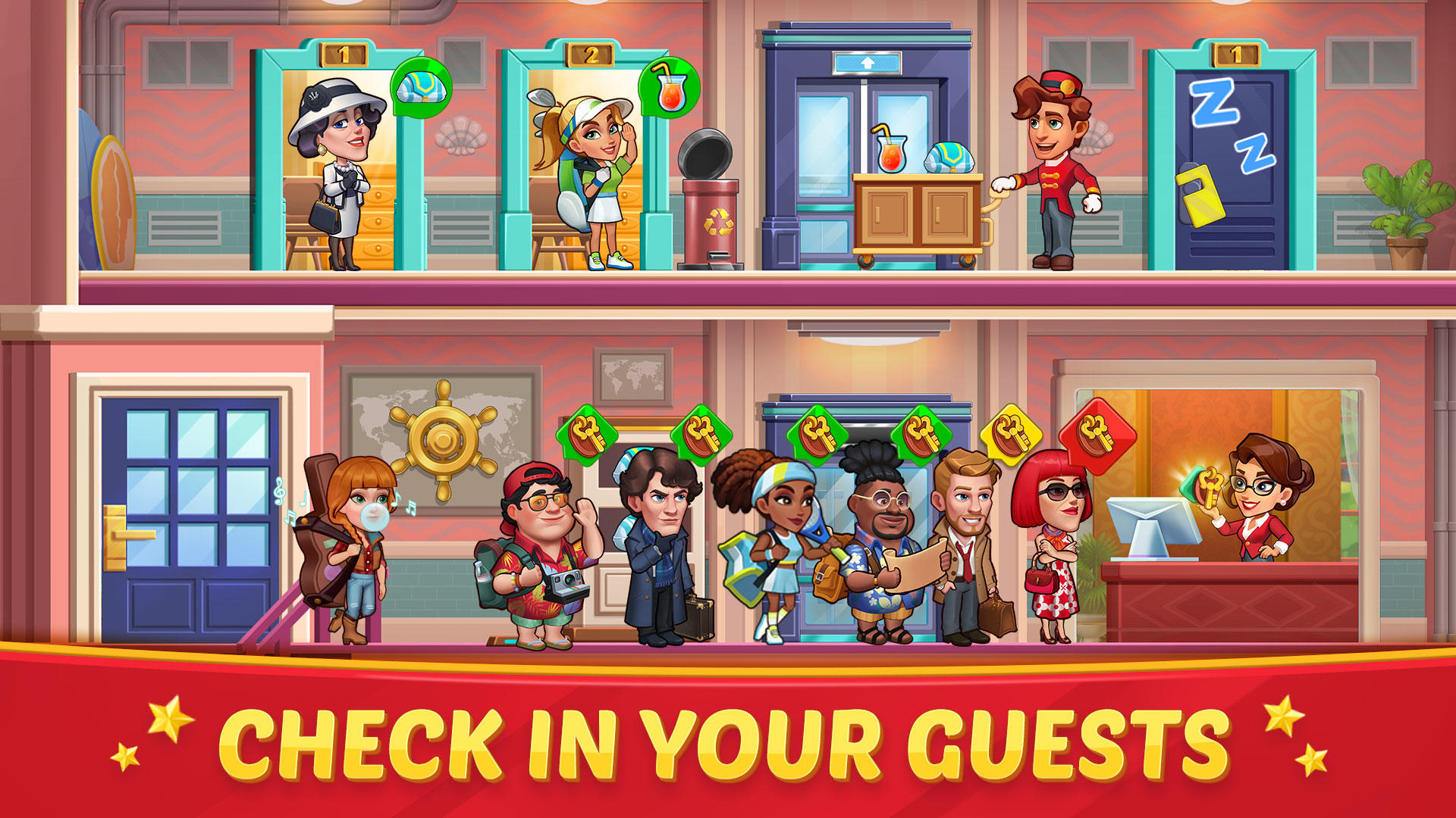 Hotel Empire Fever-Hotel Games android iOS apk download for free-TapTap