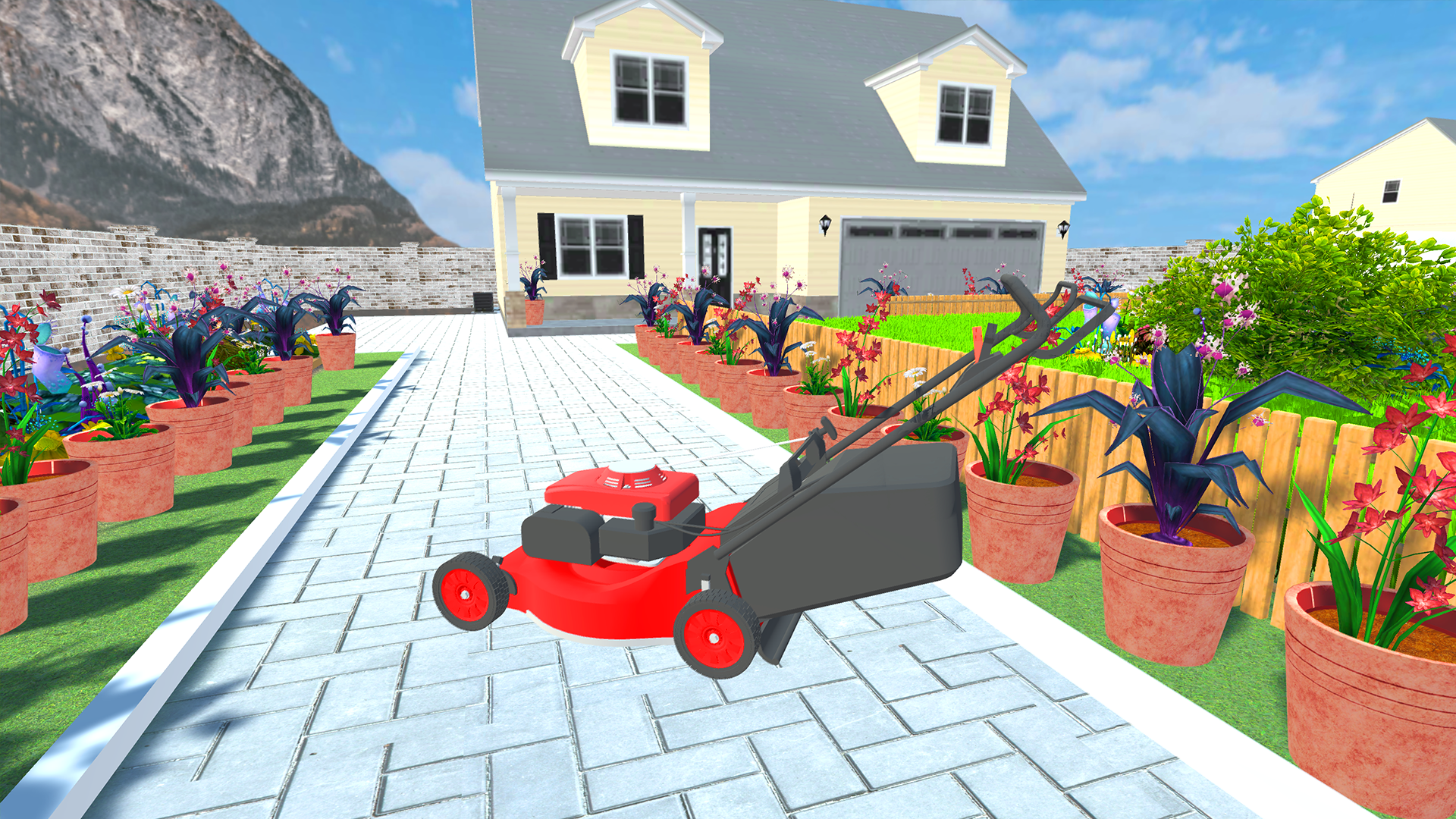 Lawn mowing simulation game android iOS-TapTap