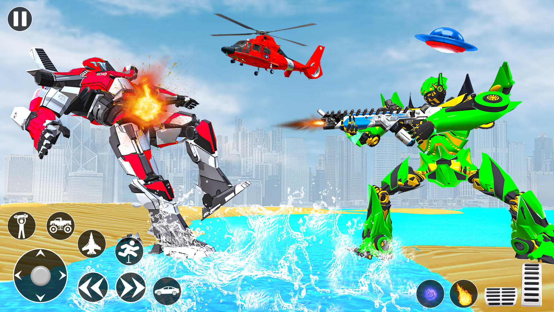 Robot Transform Robot Games 3D android iOS apk download for free-TapTap