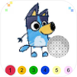 Blue Coloring by Number android iOS-TapTap
