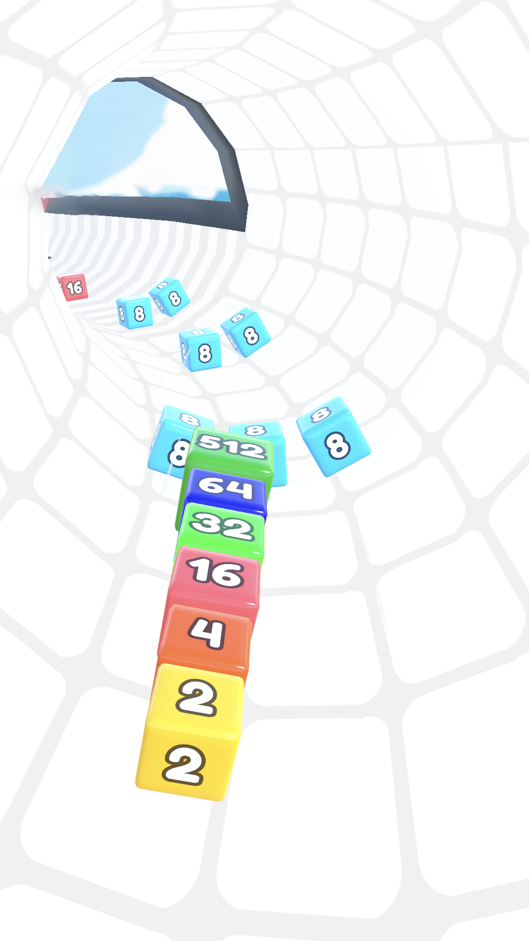 Jelly Tube Run 2048 android iOS apk download for free-TapTap