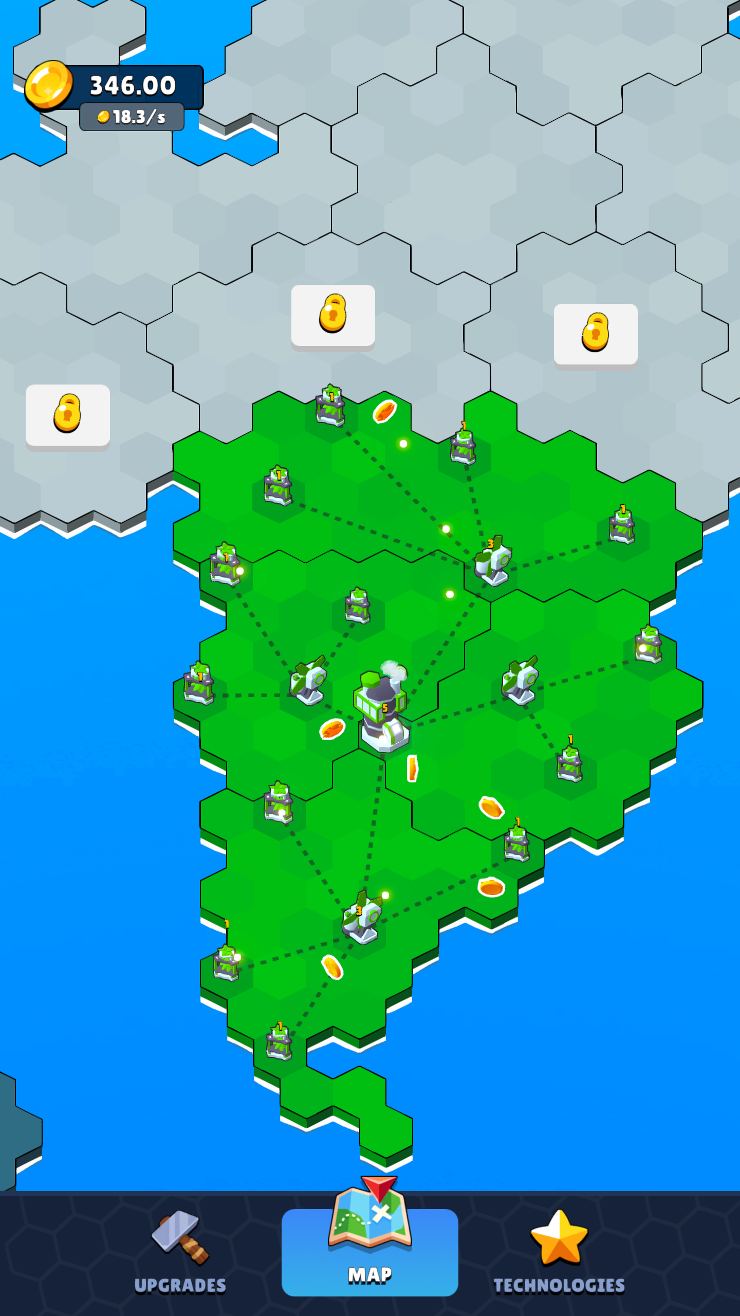 Hex Ville Idle Factory Clicker android iOS apk download for free-TapTap