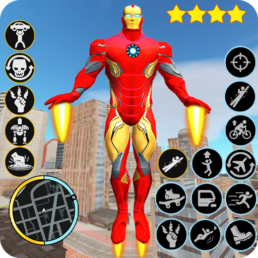 Flying Iron Rope Hero Miami for Android/iOS - TapTap