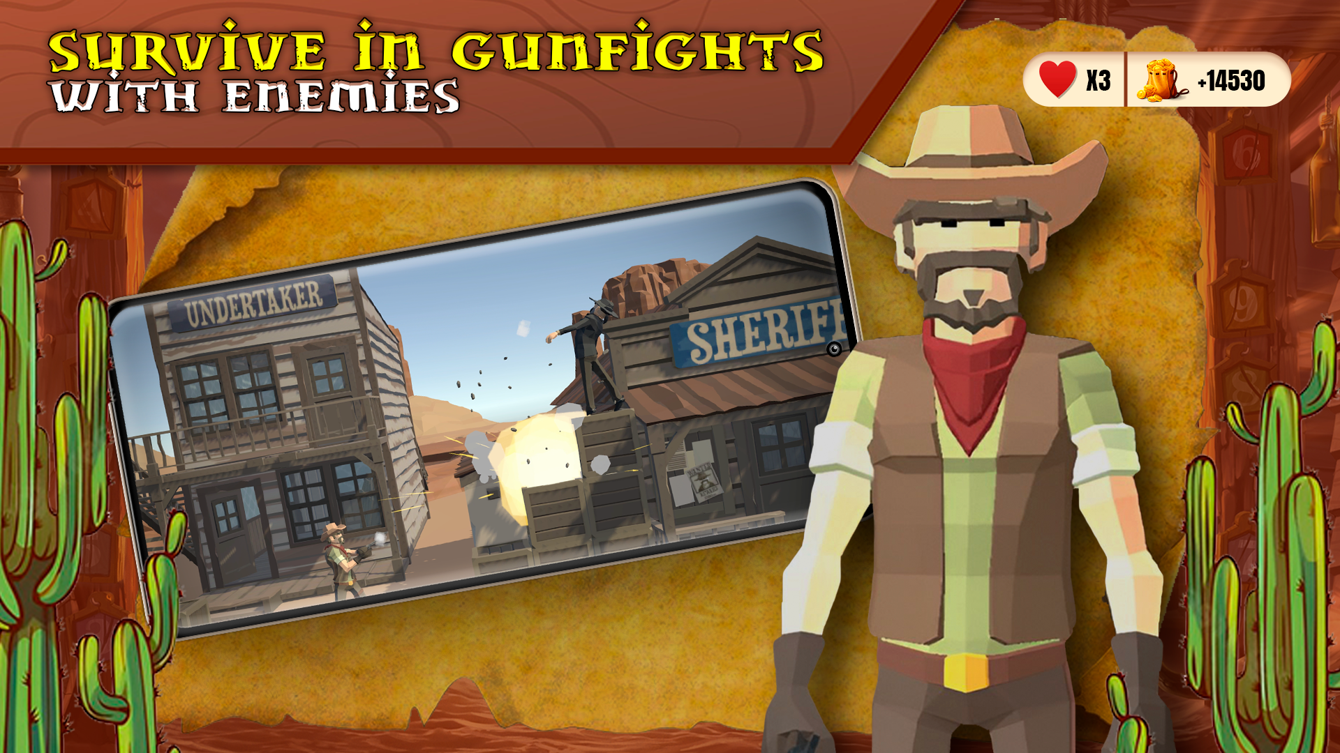 Wild West: Gunslinger android iOS apk download for free-TapTap
