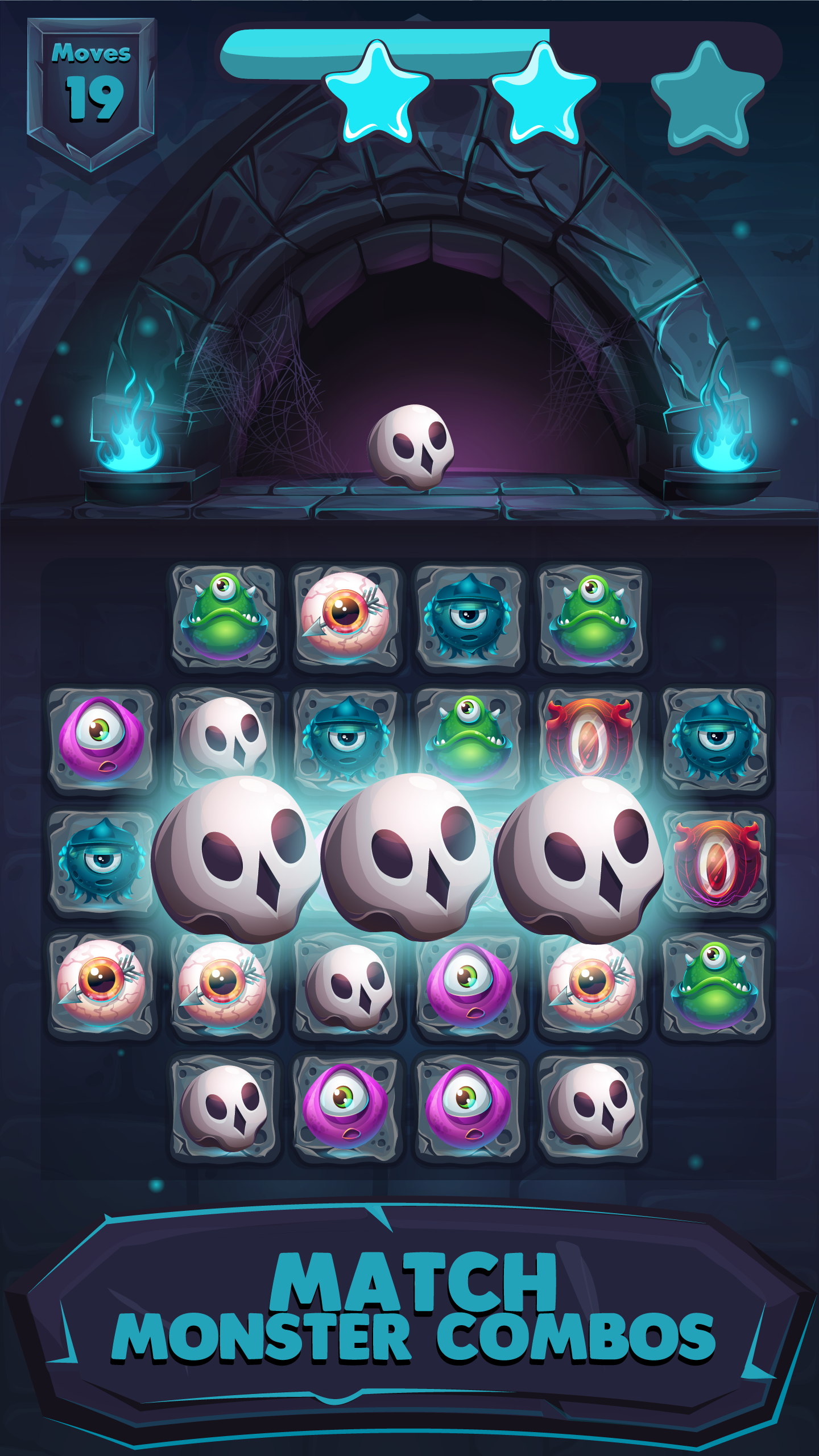 Crazy Monster - Match 3 Games android iOS-TapTap