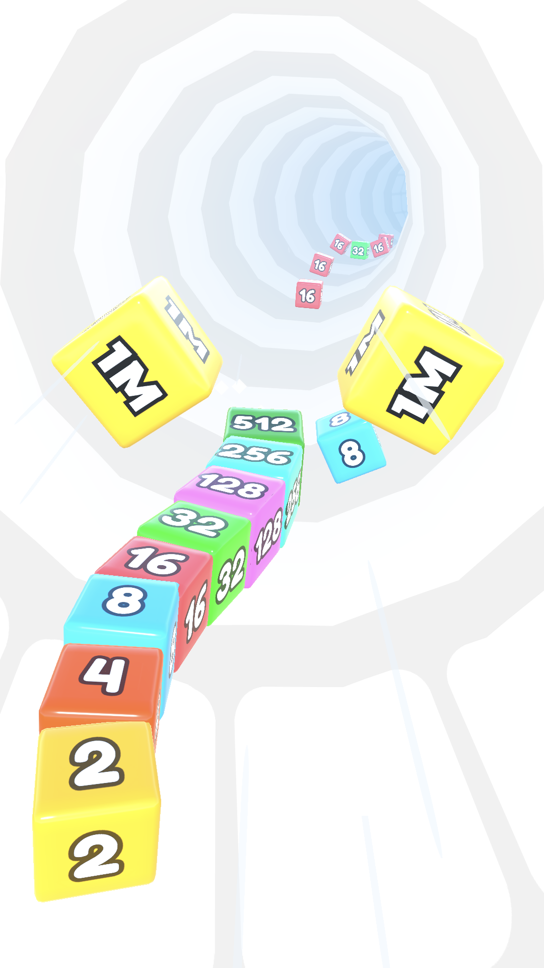 Jelly Tube Run 2048 android iOS apk download for free-TapTap