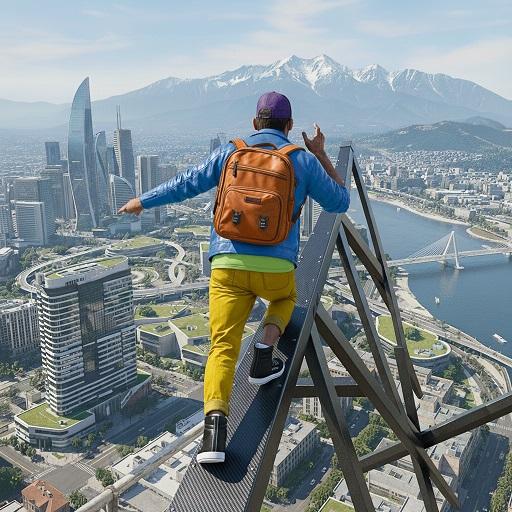 Only Going Up 3D Rooftop Jump for Android/iOS - TapTap