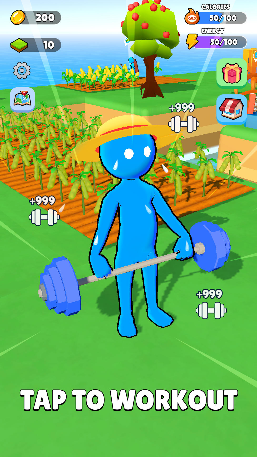 Muscle Land: Farm Hero Clicker android iOS apk download for free-TapTap