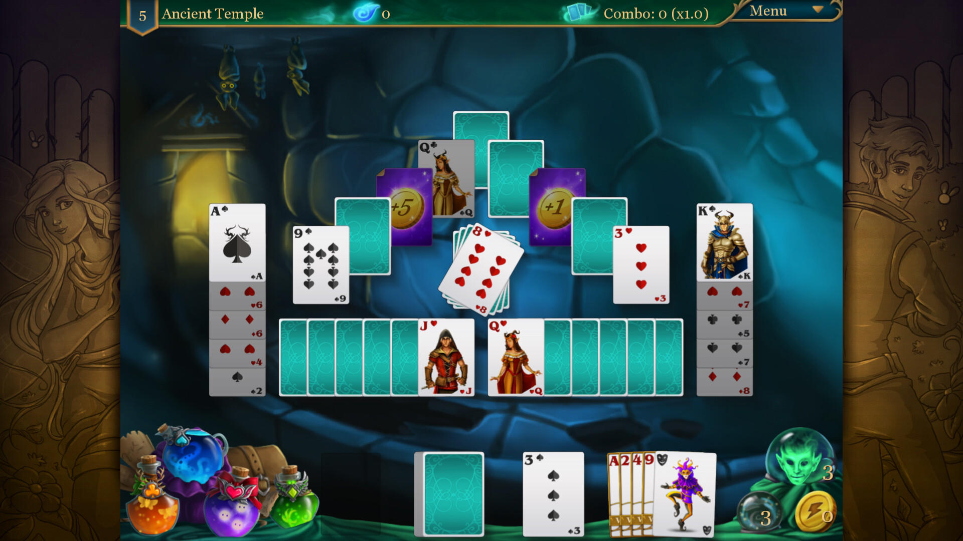 Magic Cards Solitaire 2 - The Fountain of Life for Android/iOS