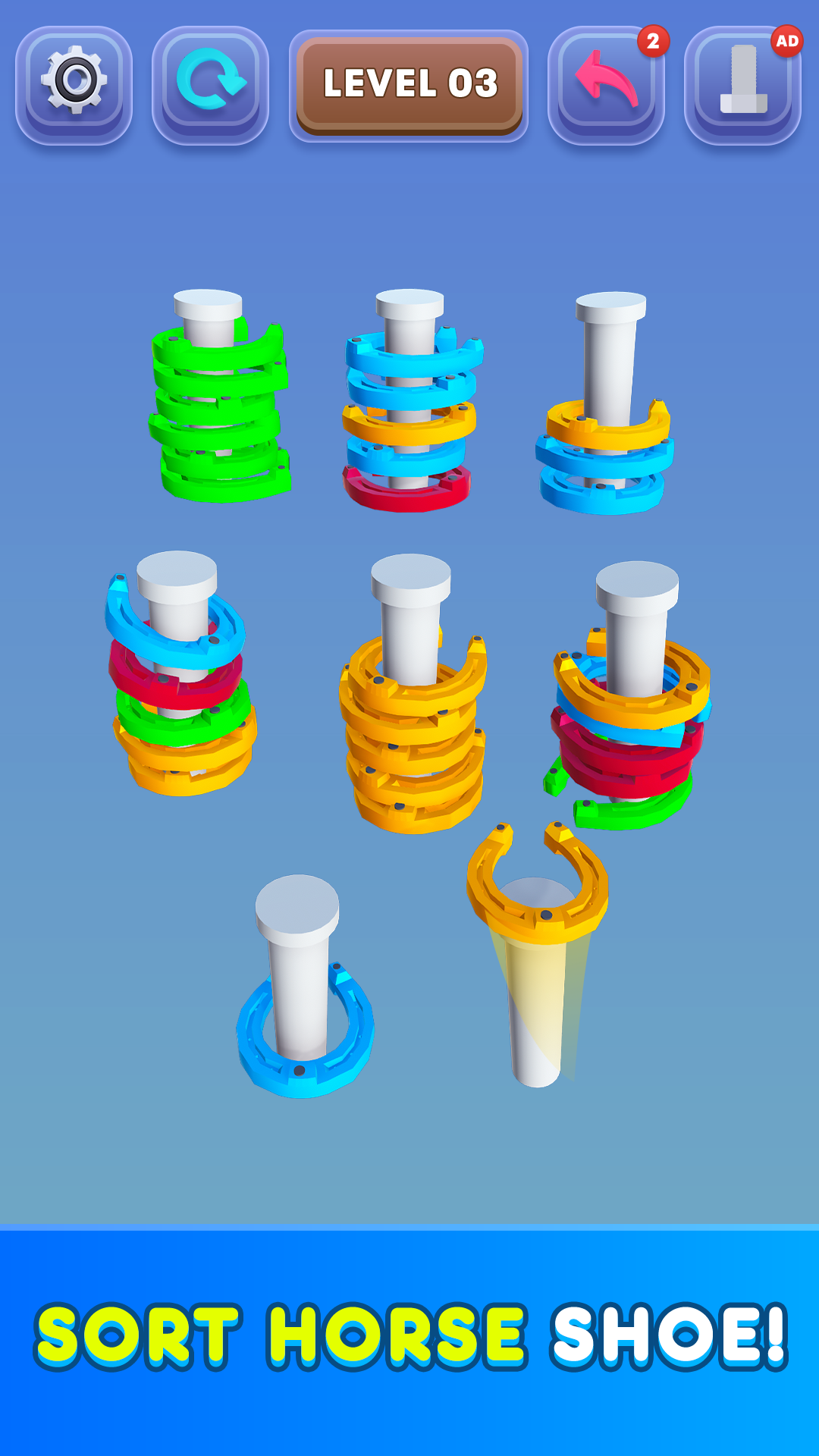 Horseshoe Sort - Puzzle Games android iOS apk download for free-TapTap