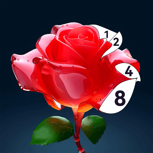 Rose Coloing : Paint By Number for Android/iOS - TapTap