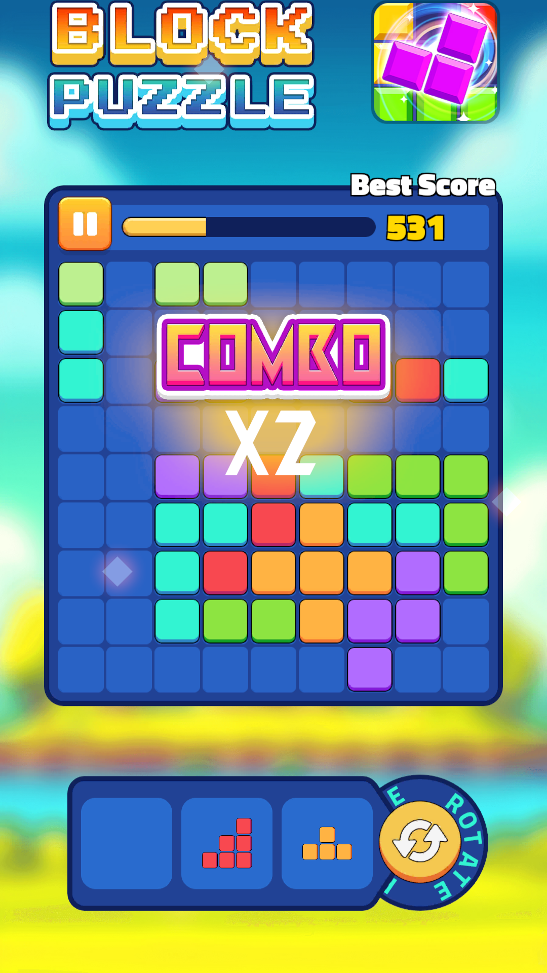 Block Puzzle Rotate android iOS apk download for free-TapTap