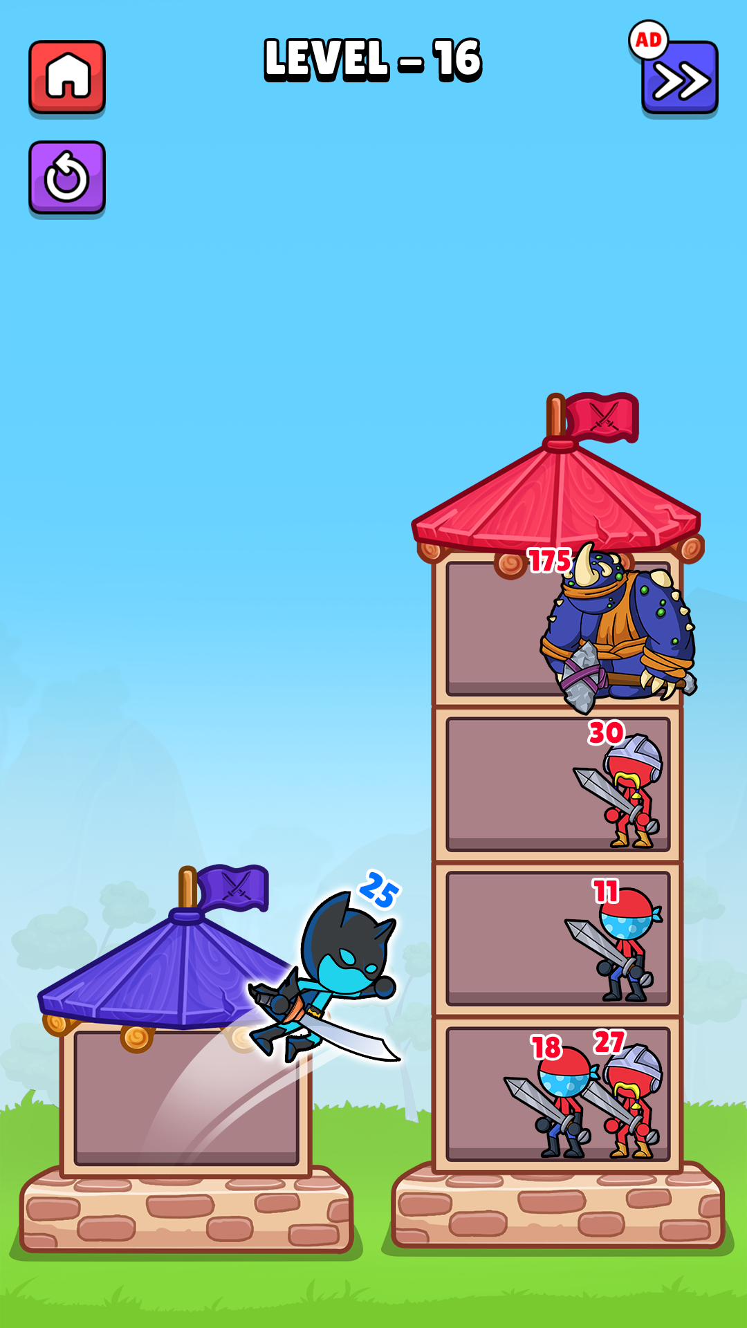 Stickman Hero Mighty Tower War android iOS apk download for free-TapTap