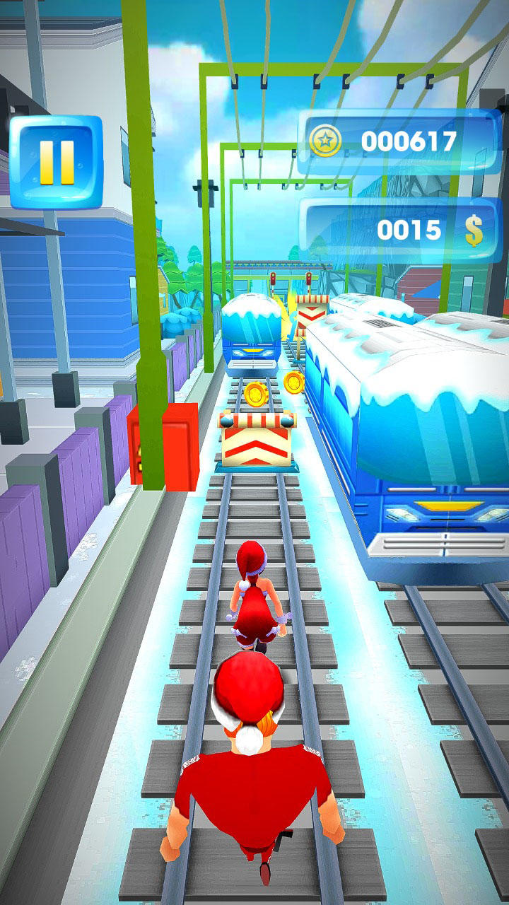 Subway Santa Endless Runner android iOS-TapTap