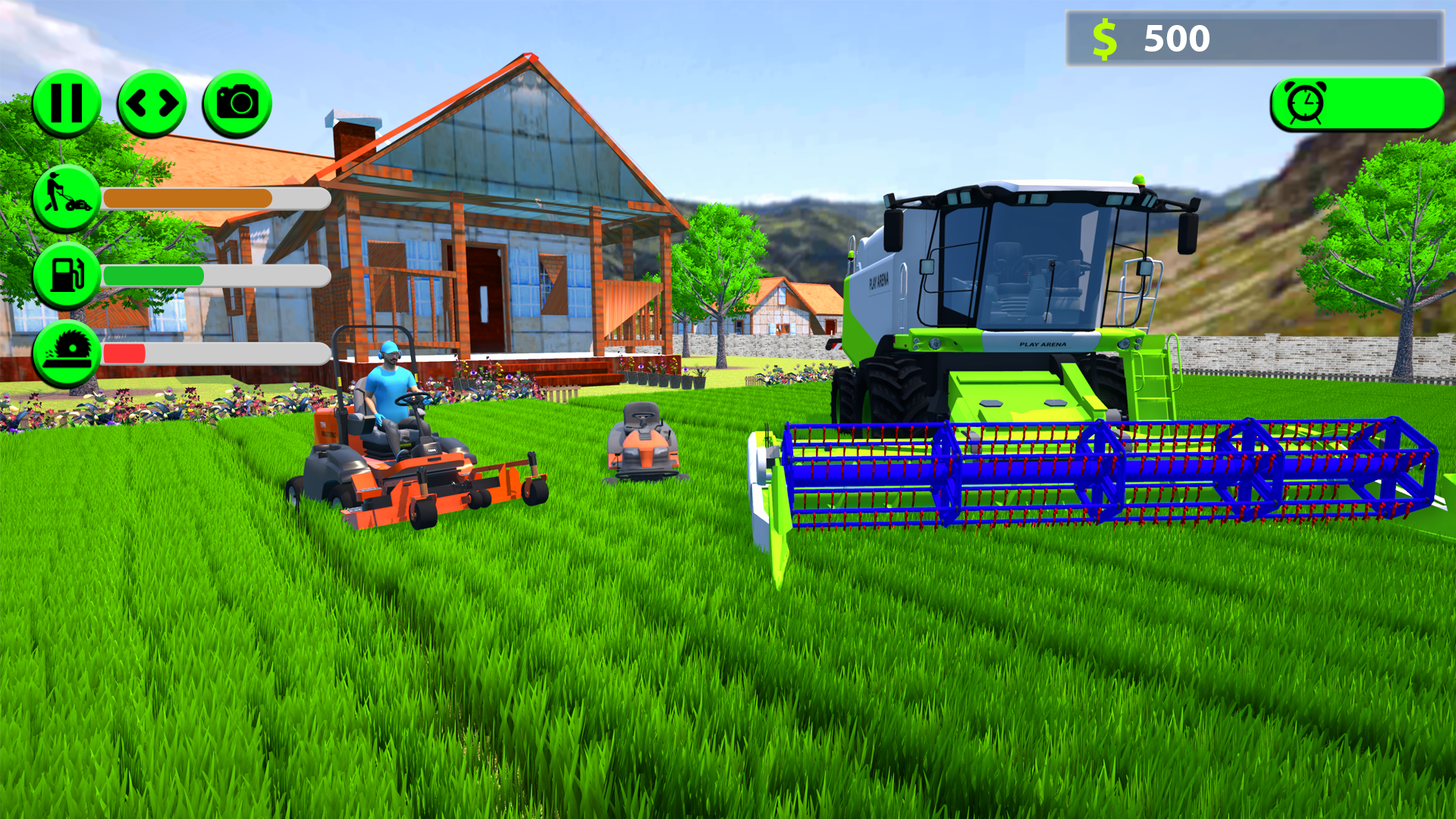 Lawn mowing simulation game android iOS-TapTap