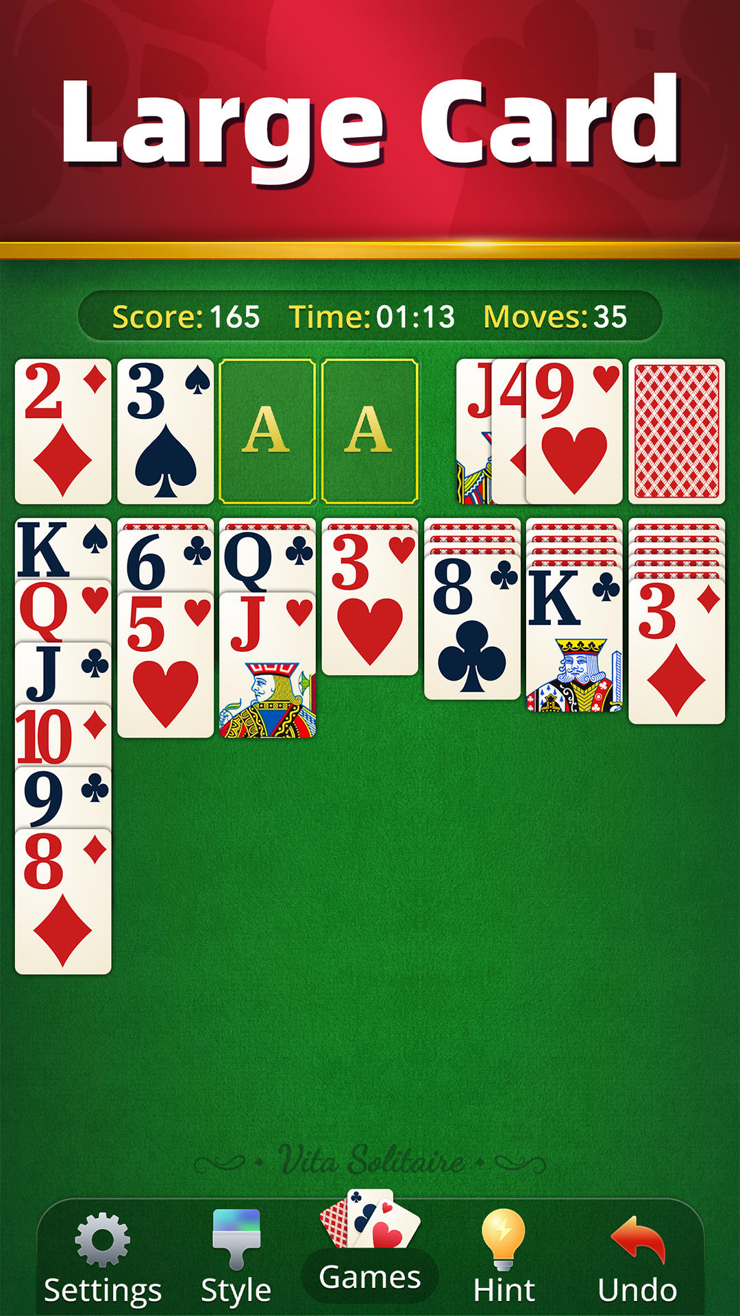Vita Solitaire for Seniors for Android/iOS - TapTap