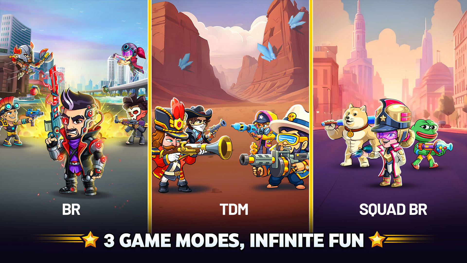 Battle Stars: 4v4 TDM BR for Android/iOS - TapTap