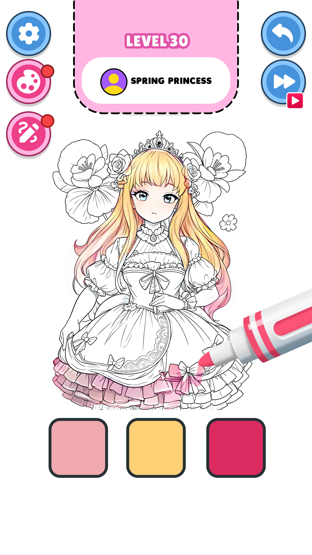 Color ASMR: Princess Coloring android iOS-TapTap