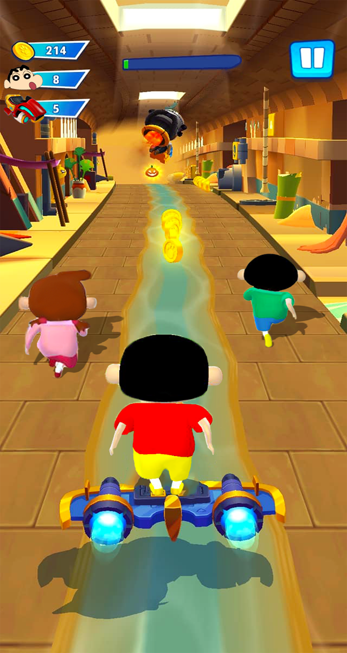 Crayon Shinchan Subway Run 3D android iOS-TapTap