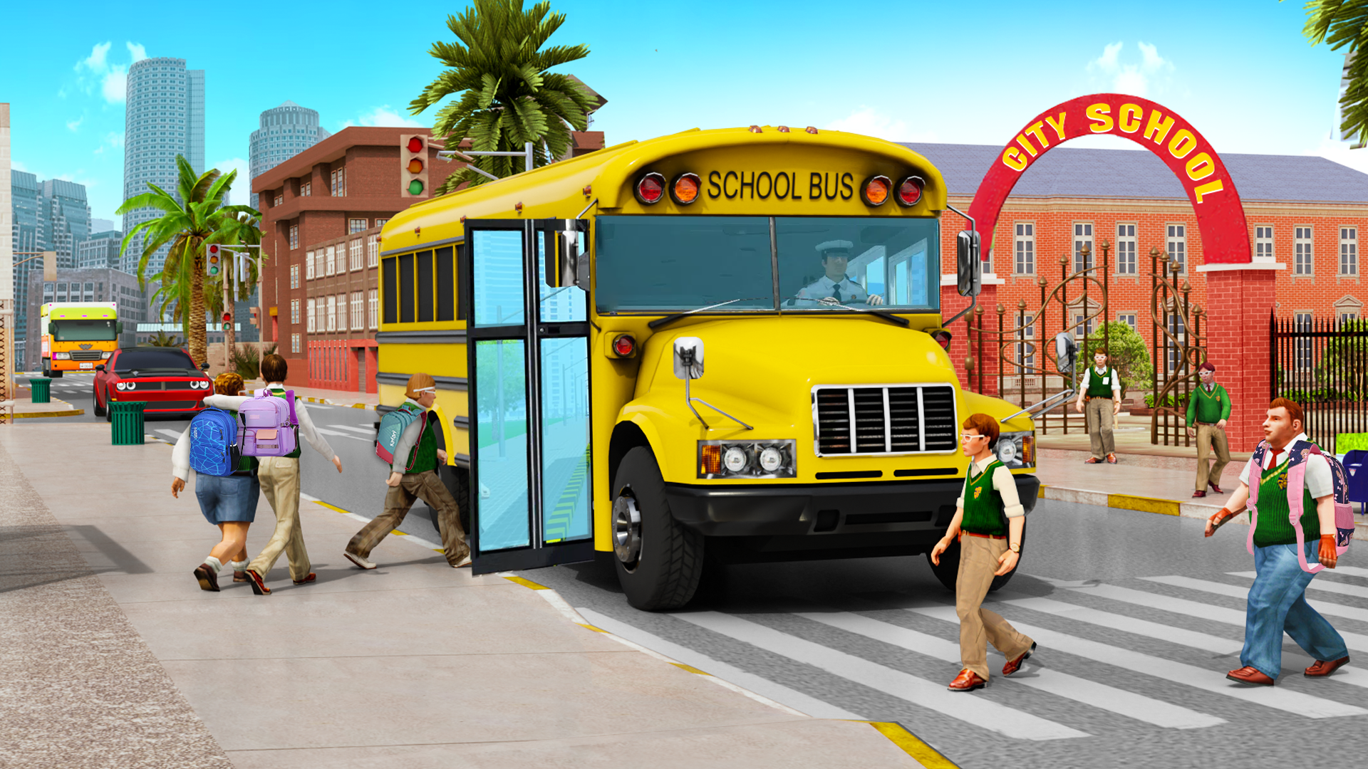 School Bus Simulator Games 3D android iOS apk download for free-TapTap