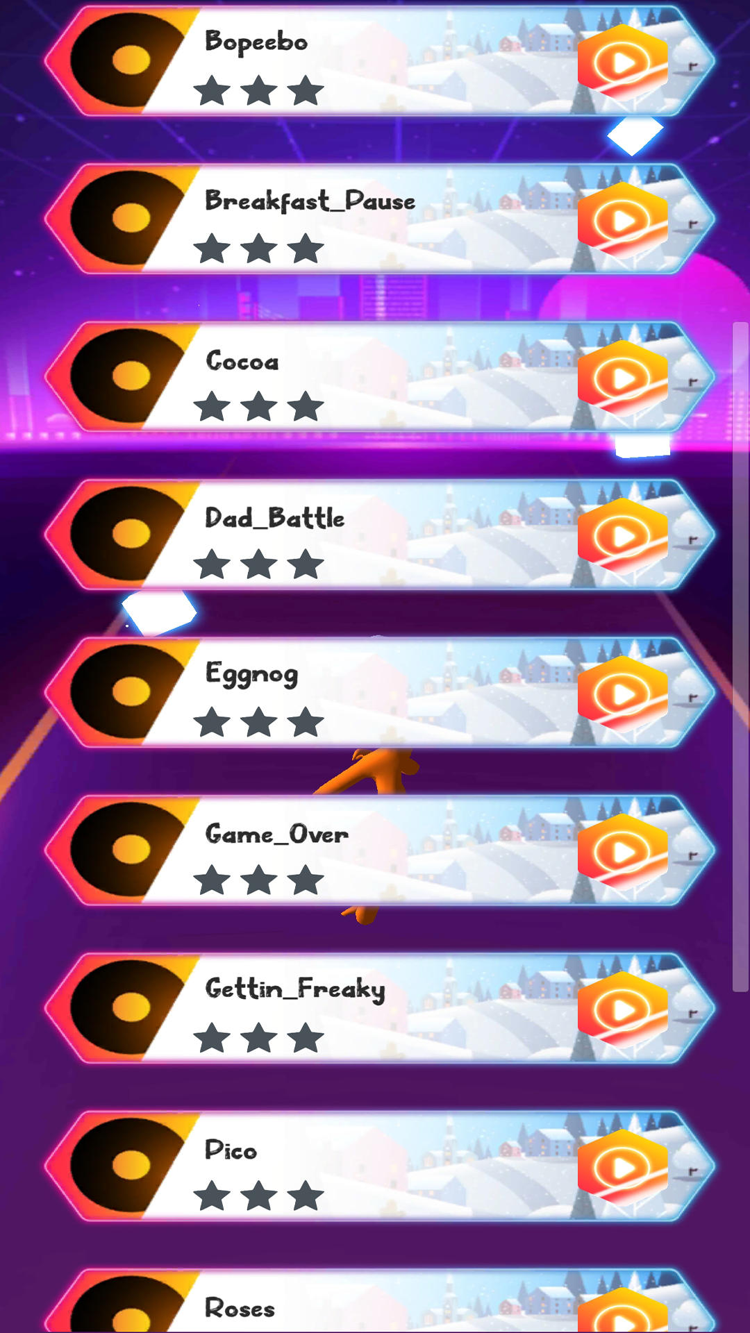 Hop Tiles FNF Rainbow test Mod android iOS-TapTap