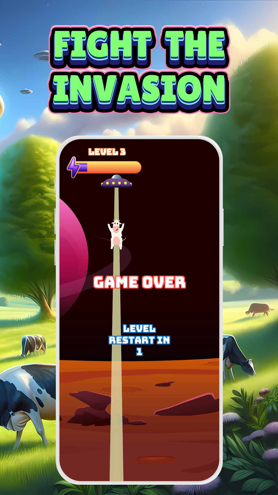 Cow vs Aliens android iOS apk download for free-TapTap