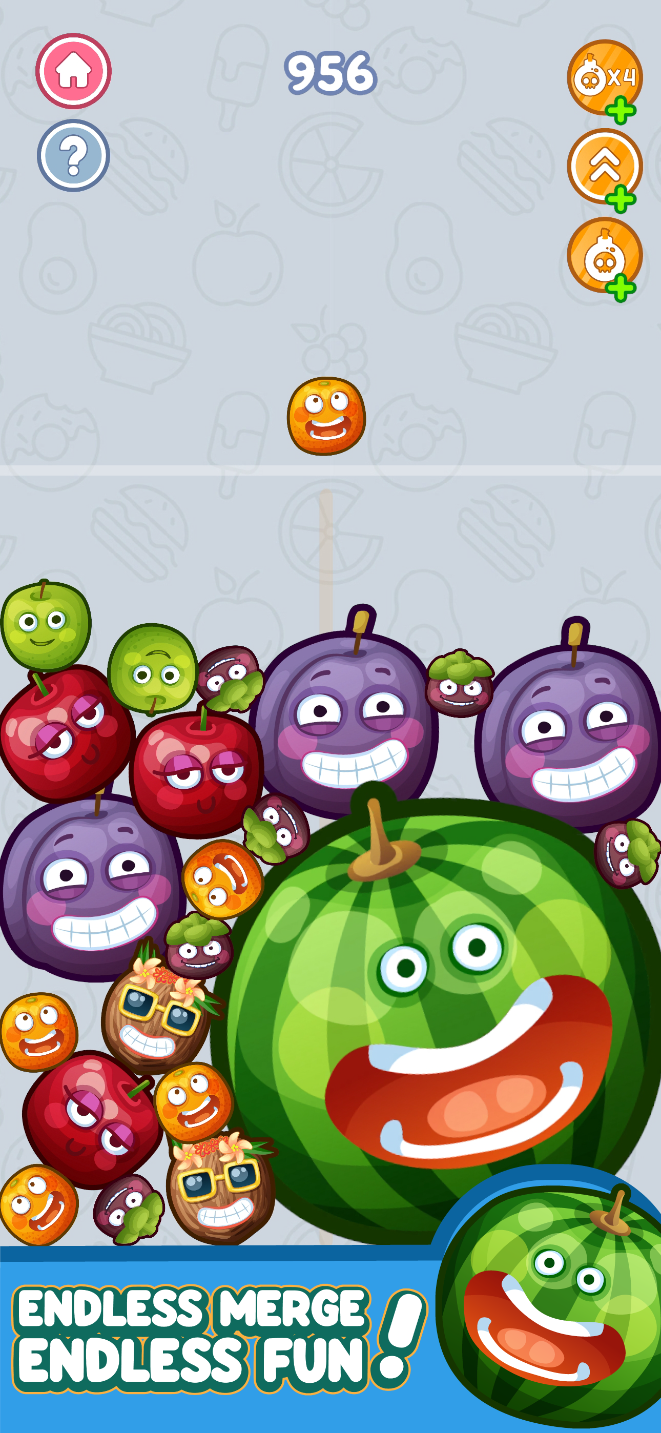 Watermelon Fruits Merge 3D android iOS-TapTap