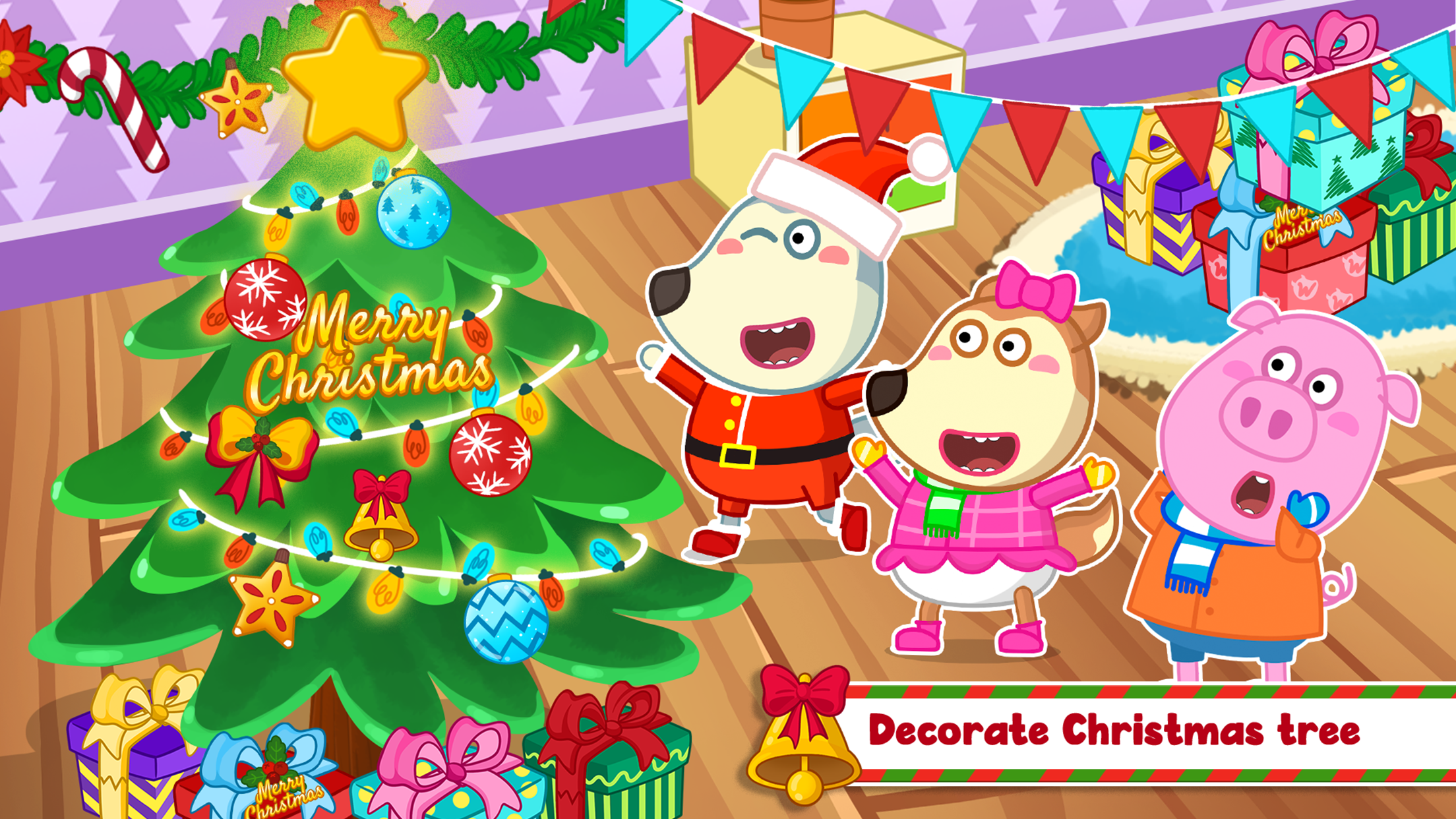 Wolfoo's Christmas Decoration android iOS apk download for free-TapTap
