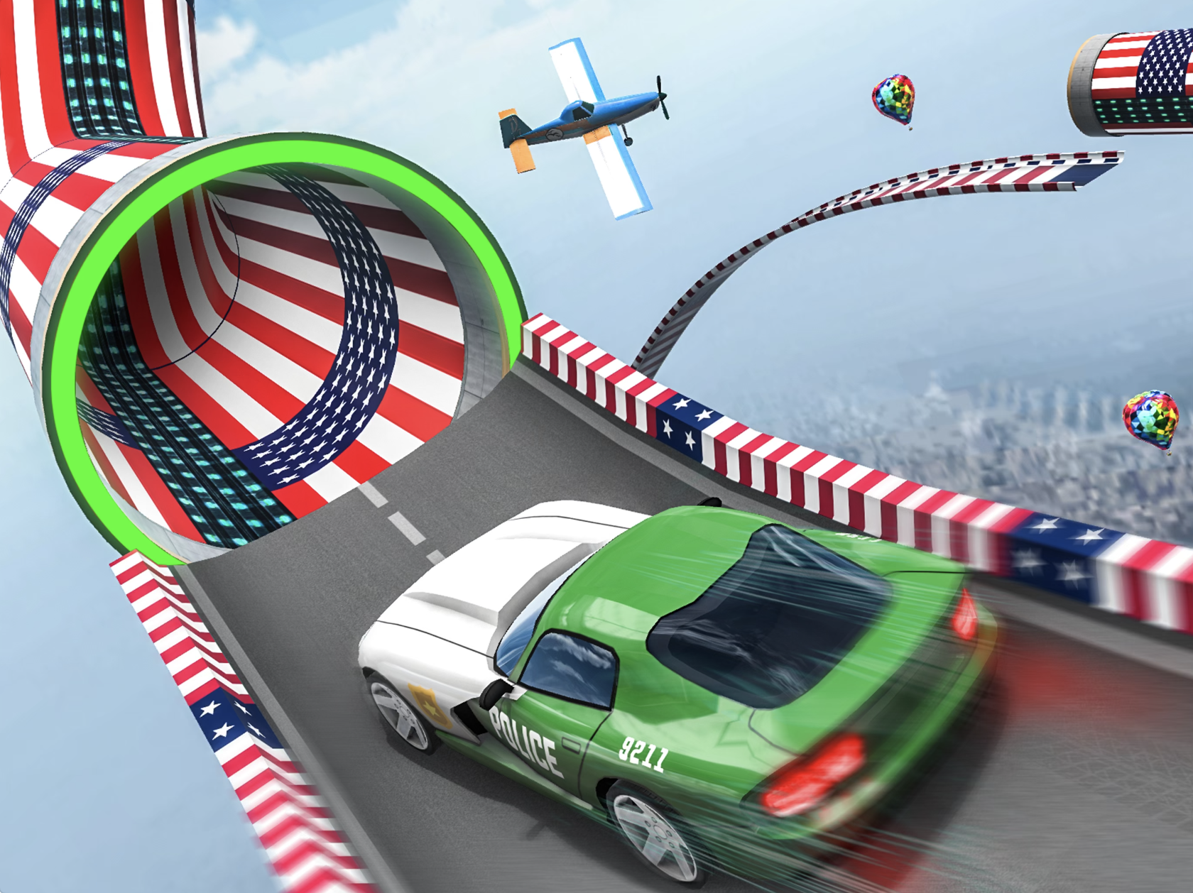 Police Car Stunts: GT Racing android iOS-TapTap