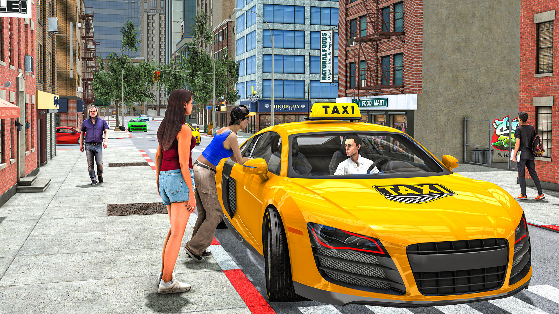 Grand City Taxi : Car Games 3D android iOS pre-register-TapTap