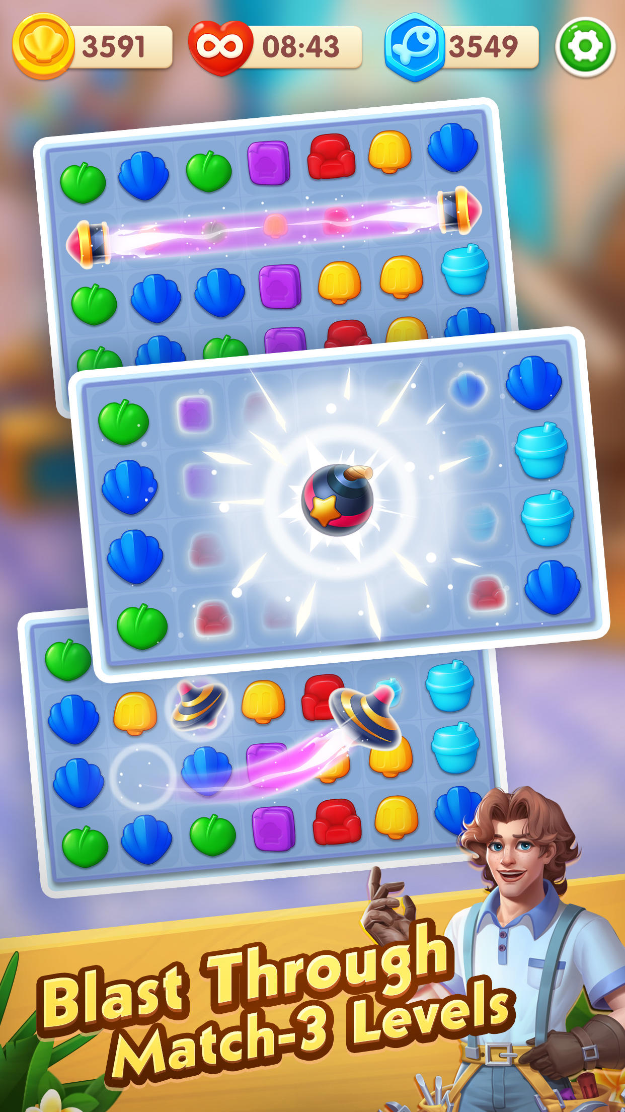 Tropical Heart: Match-3 Puzzle android iOS apk download for free-TapTap