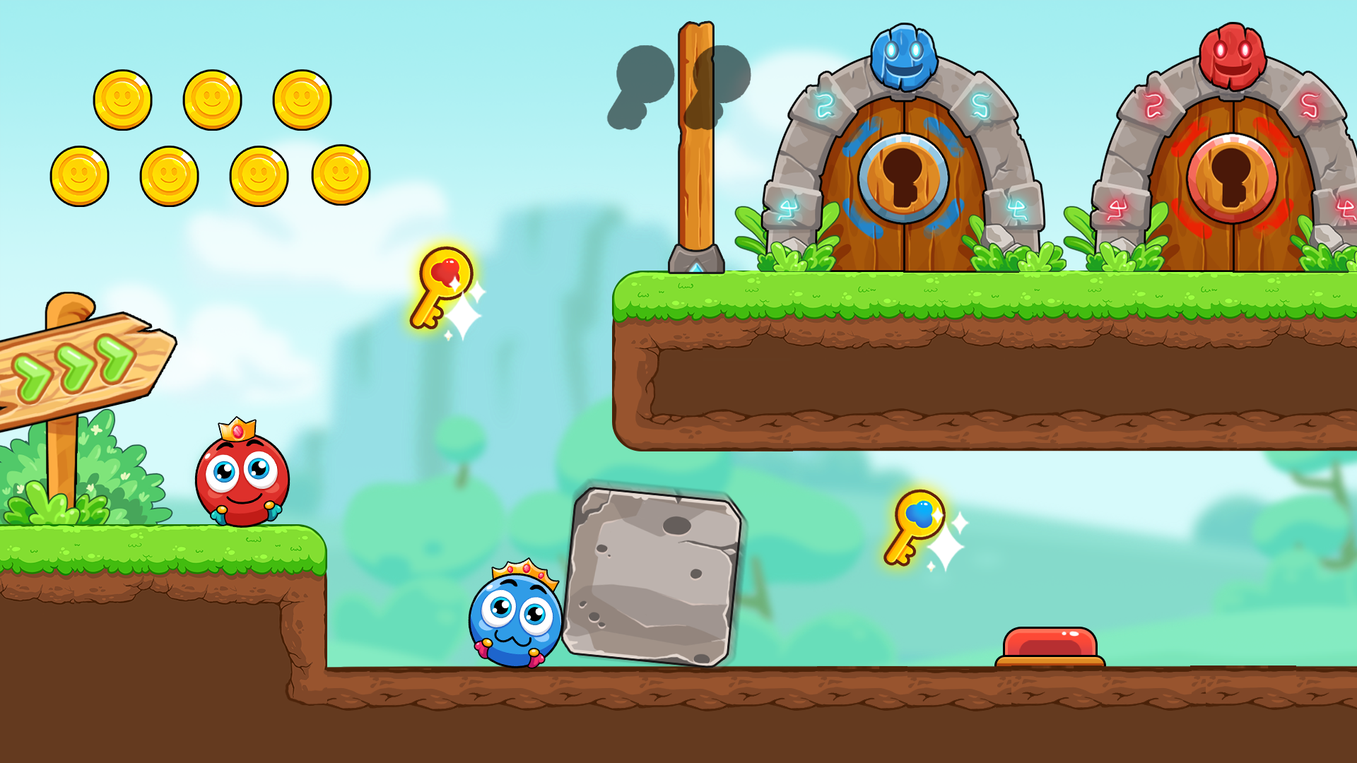 Red and Blue: Ball Heroes android iOS apk download for free-TapTap