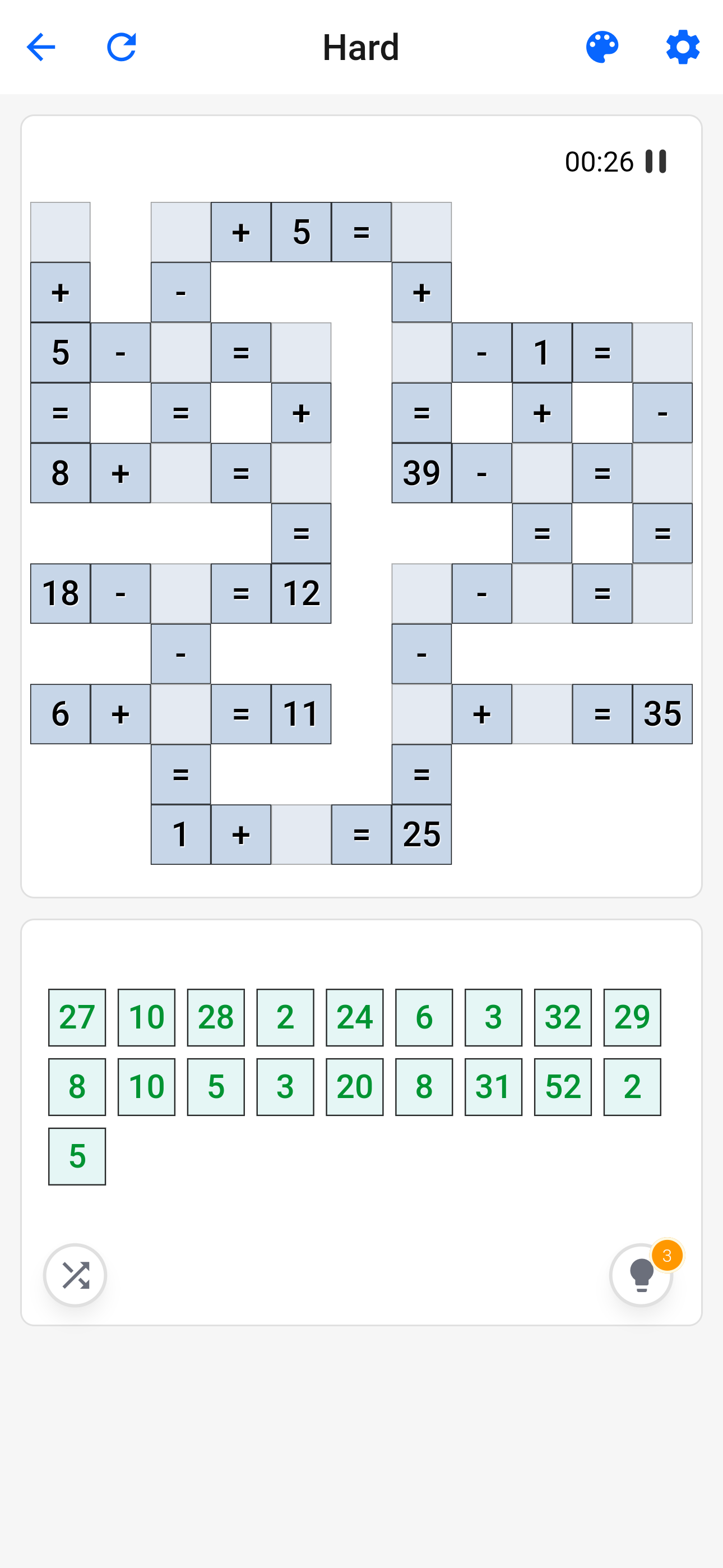 Cross Math Sudoku, Math Puzzle android iOS-TapTap