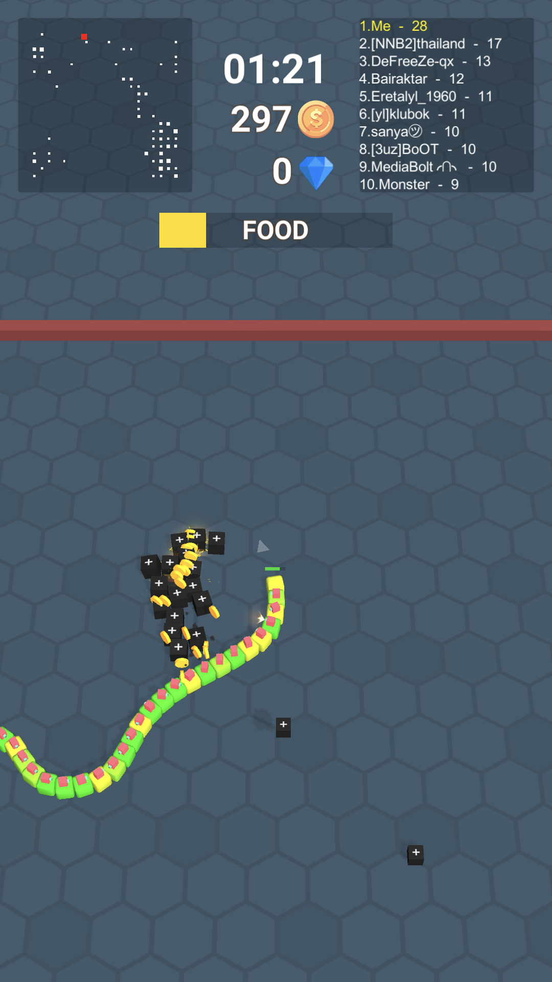 Shooting Cubes Block Worm Game android iOS-TapTap