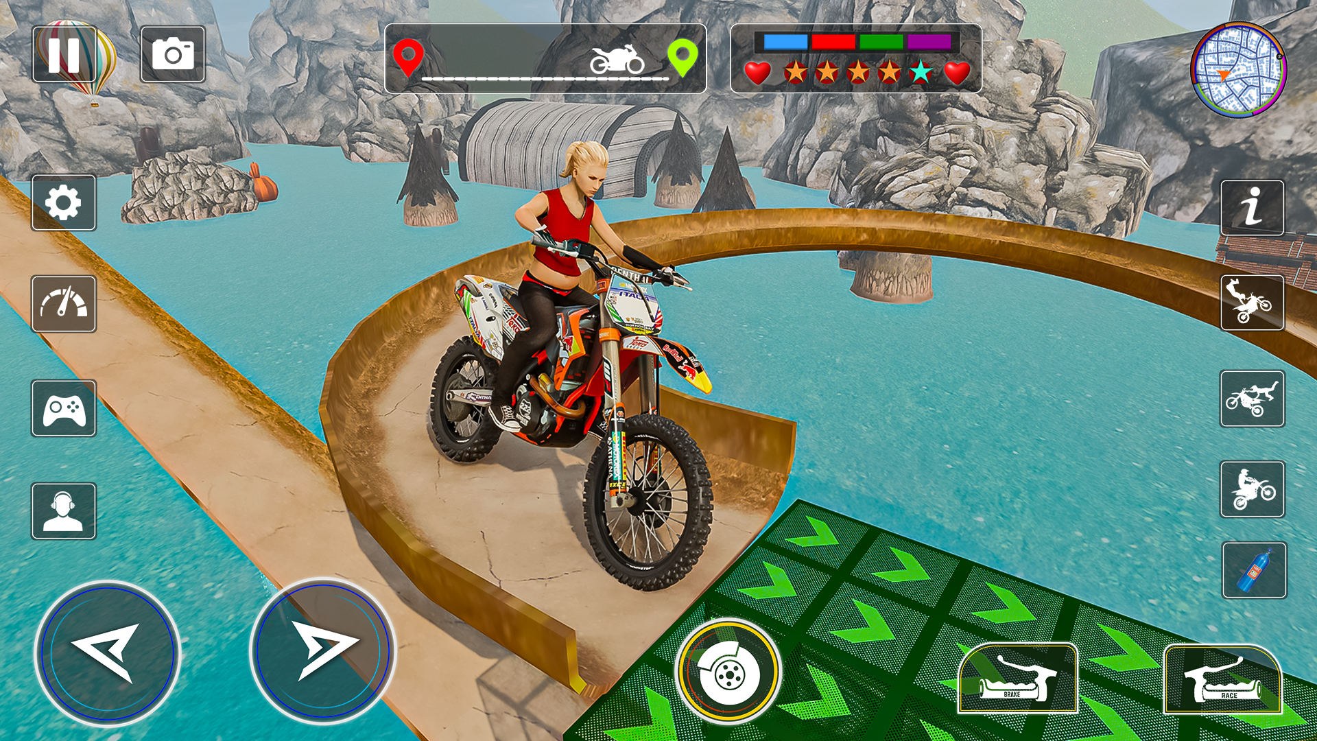Highway Moto- Bike Stunts Game android iOS apk download for free-TapTap