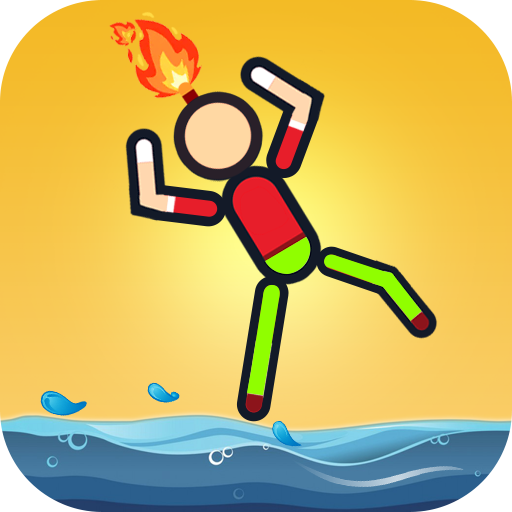 Stickman On Fire : Stickman Games Fun Physics android iOS apk download ...